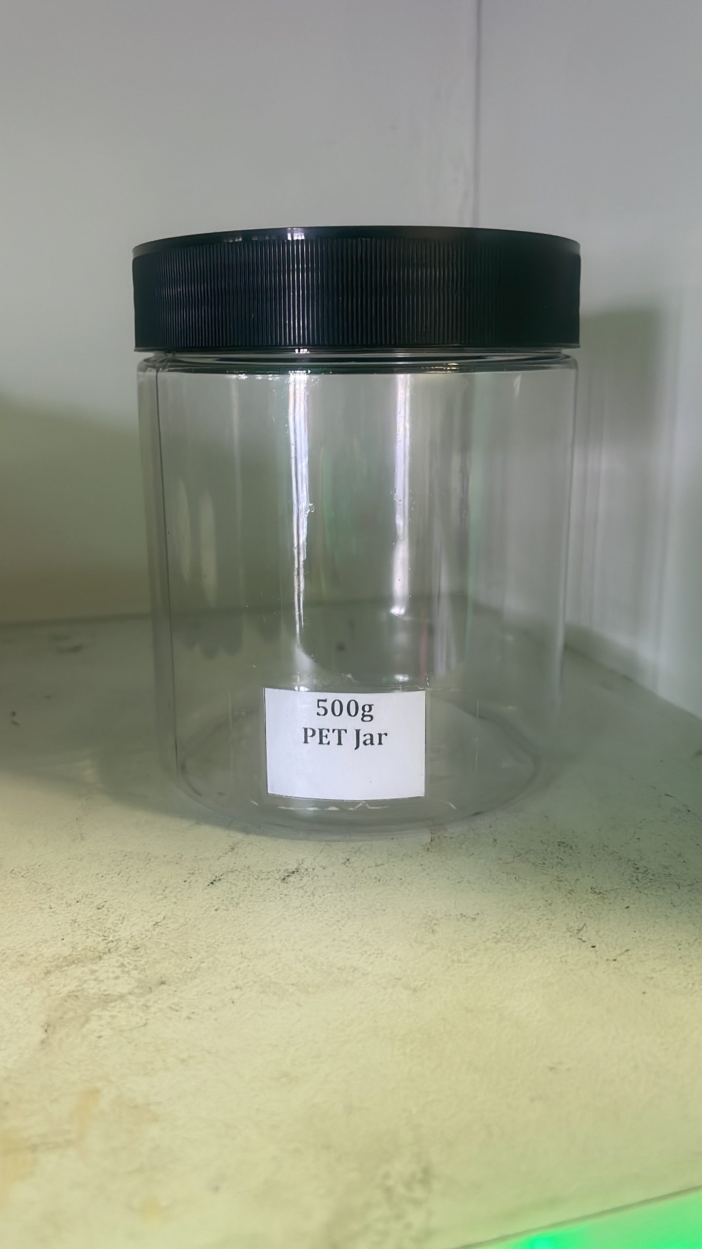 500g Pet Jar with black Lid – Chipo Packaging