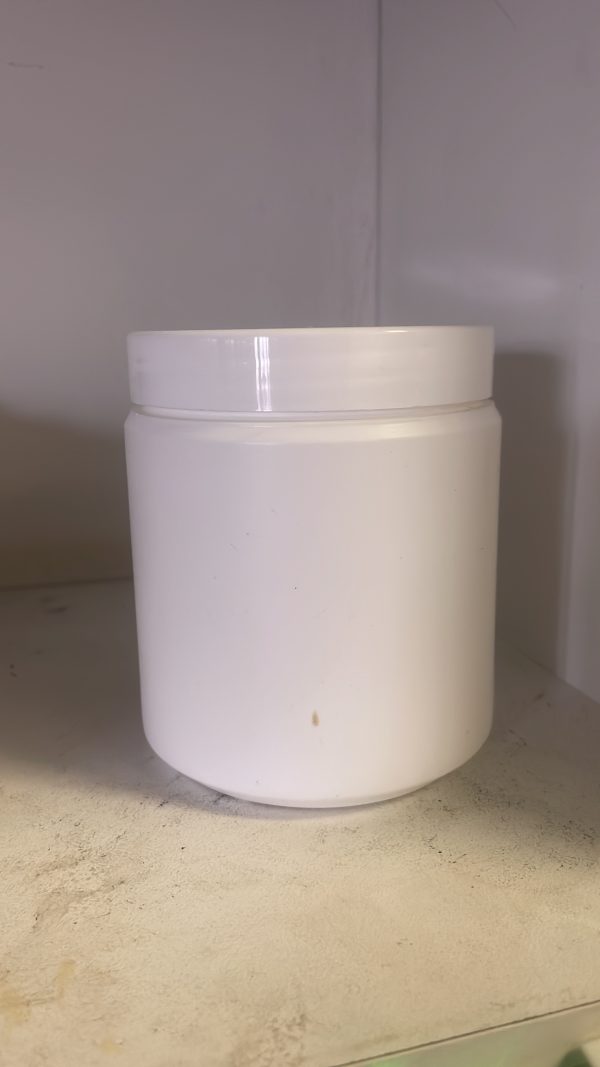 500g White JSP Jar with white lid – Chipo Packaging